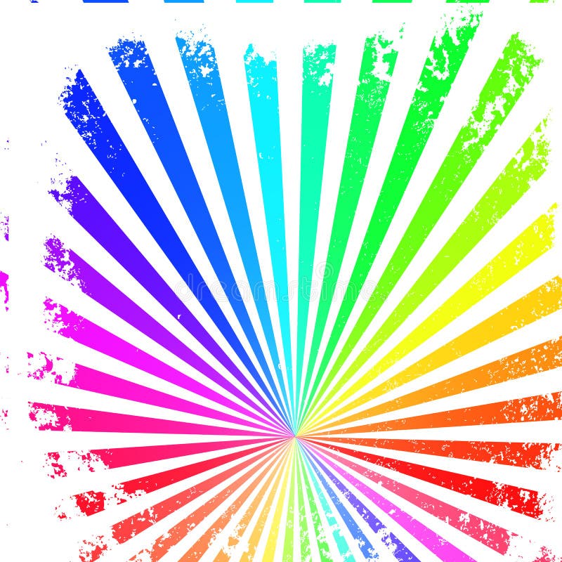 Rainbow rays stock illustration. Illustration of backdrop - 31564093