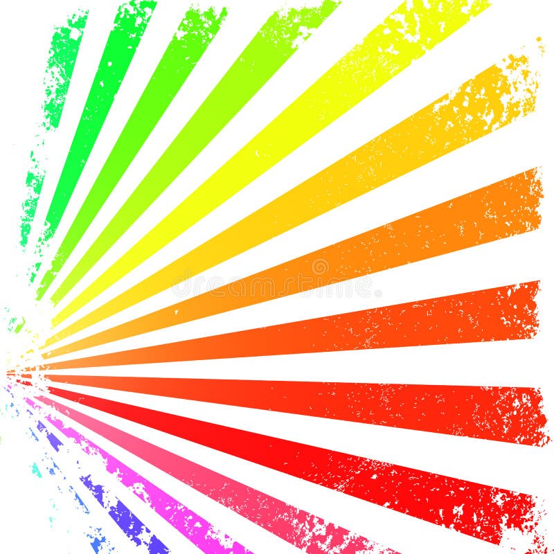 Rainbow rays stock illustration. Illustration of backdrop - 31564093