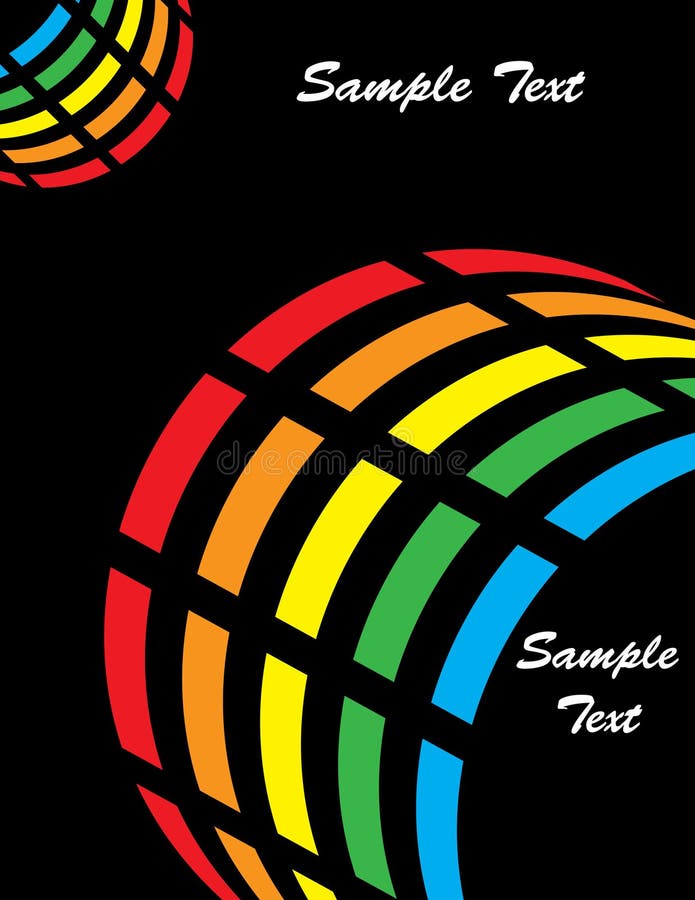 Rainbow Rectangles stock vector. Illustration of design - 13204021