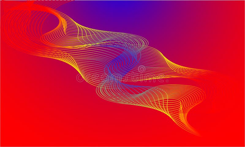 Rainbow Red Abstract Background Stock Illustration - Illustration of ...