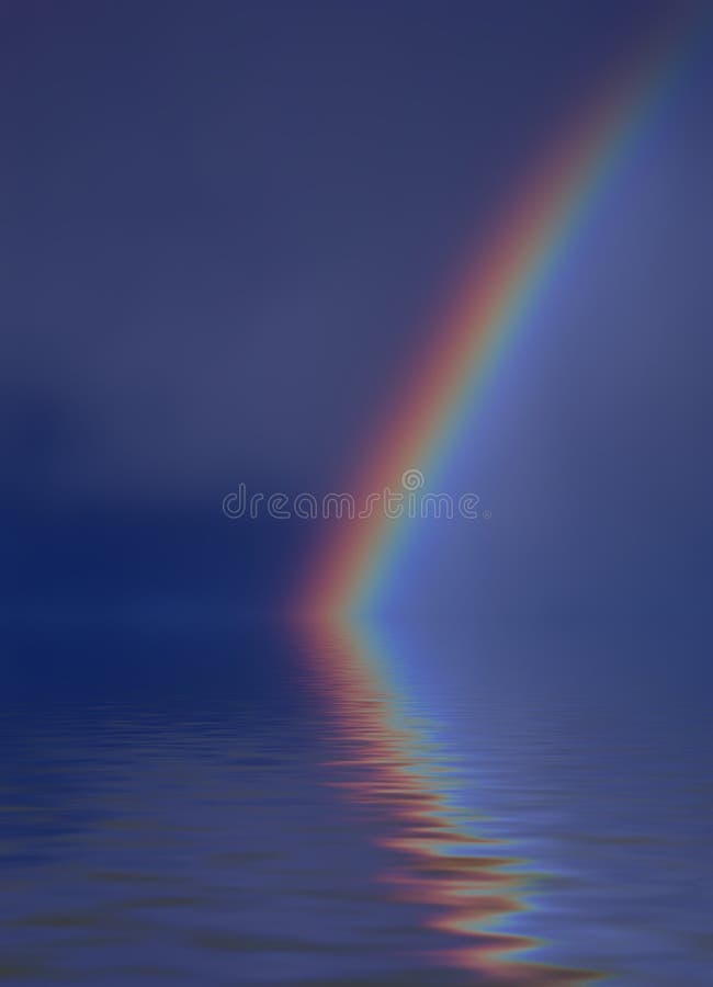 Rainbow Reflection stock photo. Image of green, rain, reflect - 2898264
