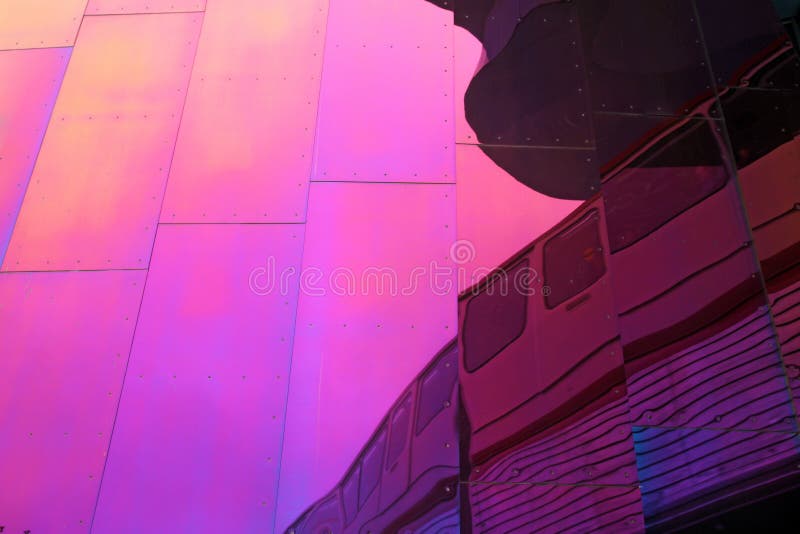 Rainbow Reflection of Seattle Monument Editorial Stock Photo - Image of ...