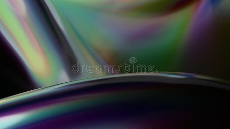 Rainbow Reflection of Simple Shapes of Metal Plates Elegant and Modern ...