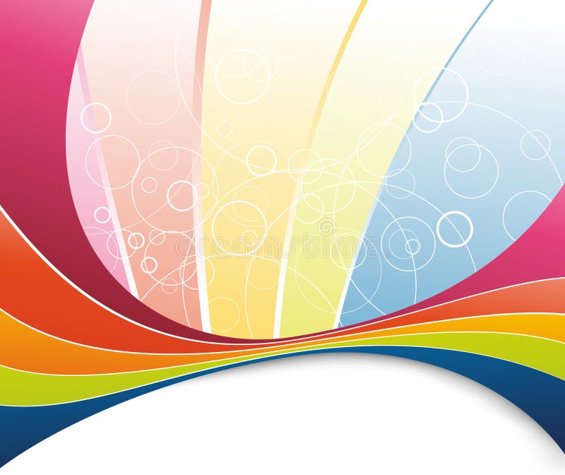 Rainbow Refreshment - Abstract Background Stock Vector - Illustration ...