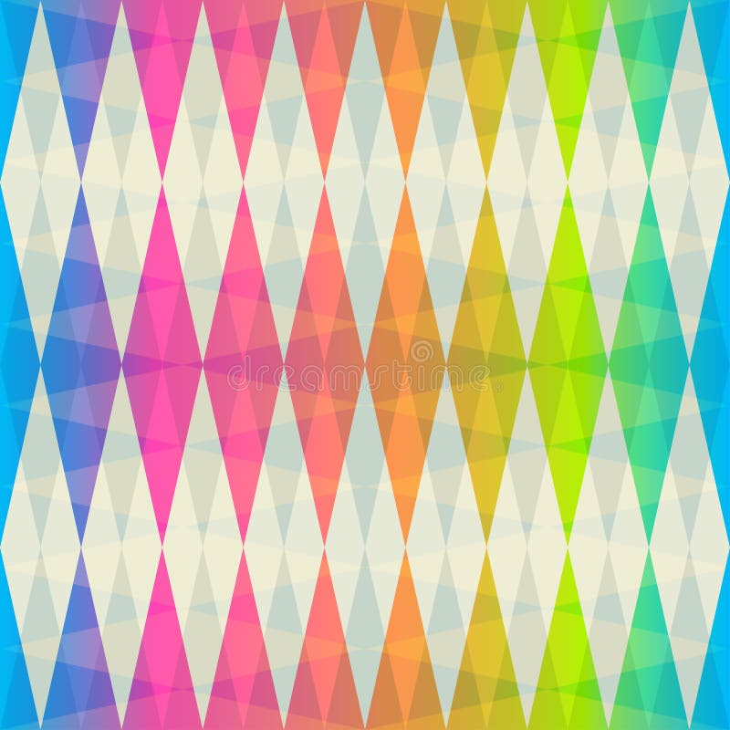 Red Rhombus Seamless Pattern with Grunge Effect Stock Vector ...