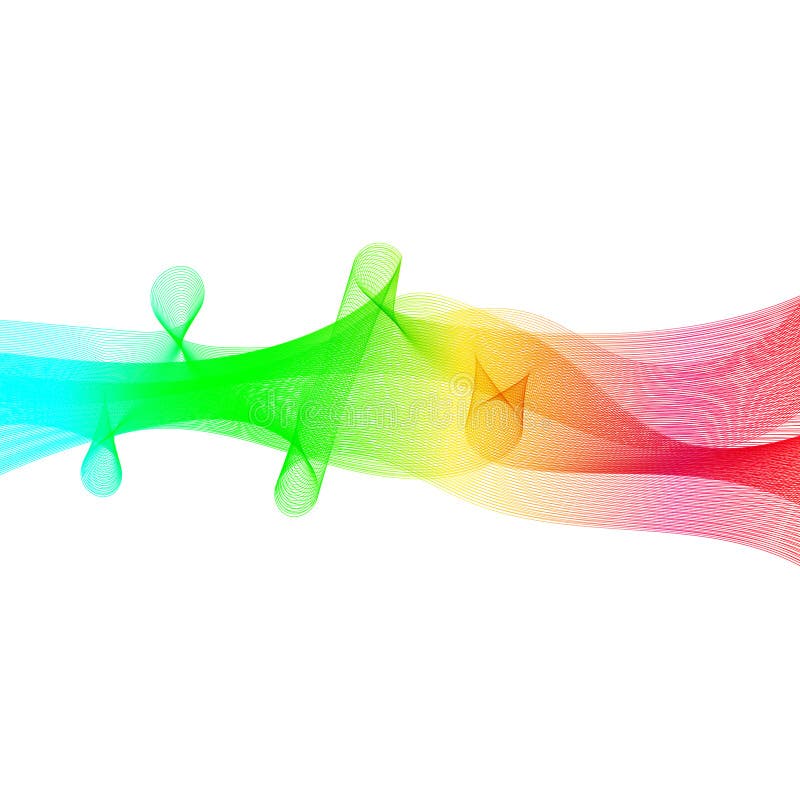 Rainbow Ribbon Vector Image Background Stock Illustration ...