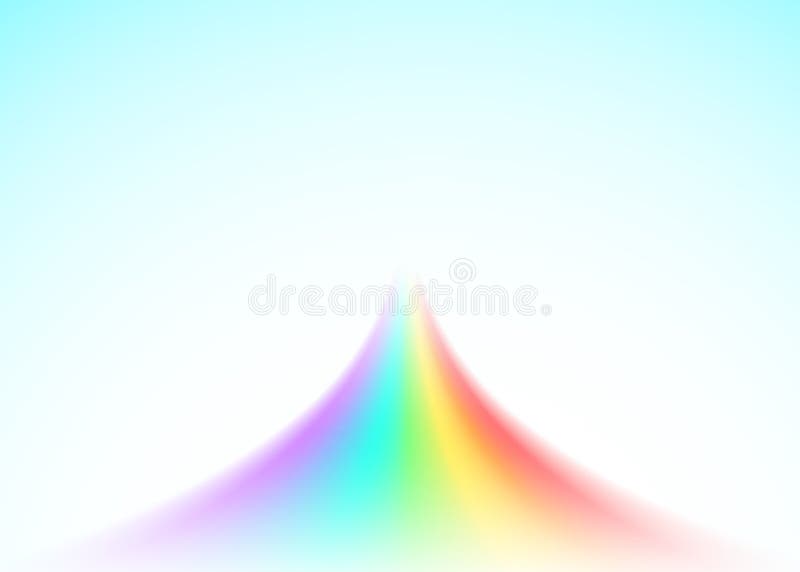 Rainbow Road, Heaven, Rainbow Bridge, White Light Stock Vector ...