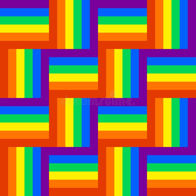 Rainbow Seamless Pattern. Rainbow Abstract Background. Vector ...