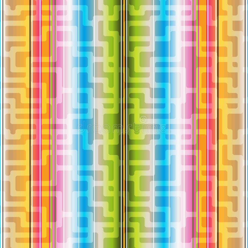 Rainbow Seamless Pattern of Vertical Stripes Stock Vector ...