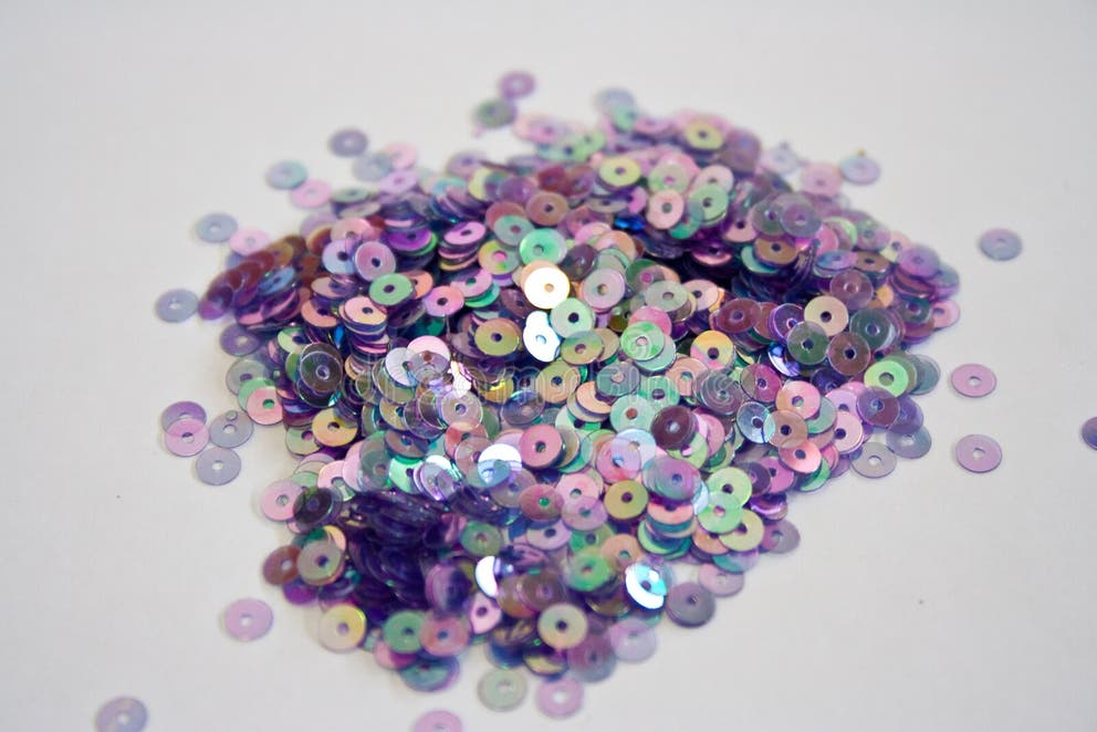 Rainbow sequins stock image. Image of hole, sewing, arts - 15527317