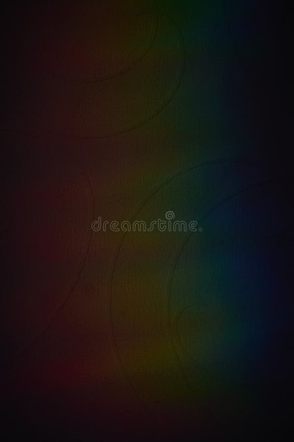 A Rainbow Shadow on the Wall of the Room Stock Illustration ...