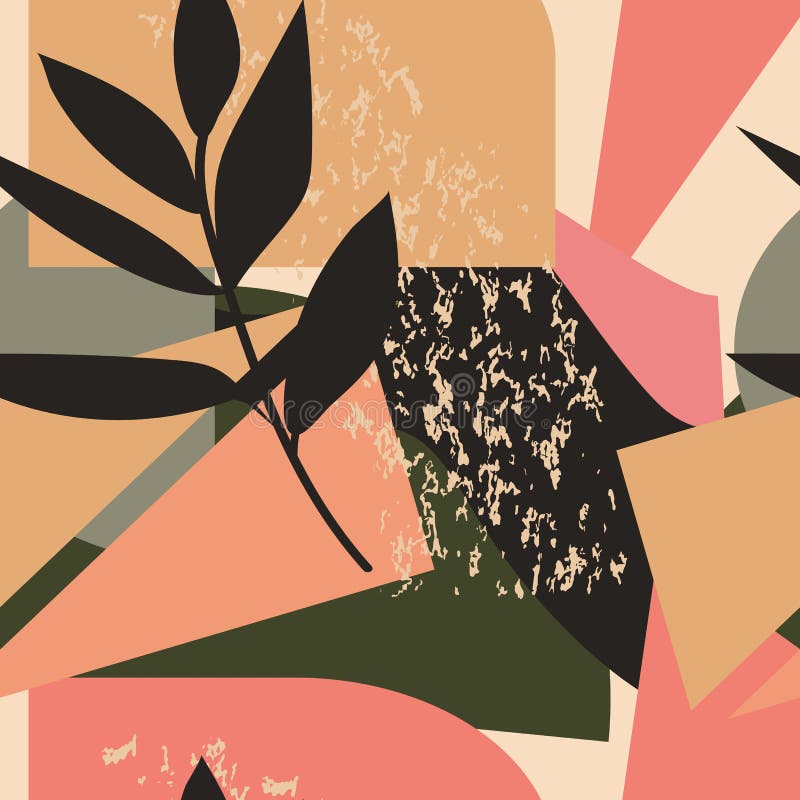 Abstract Seamless Patten Withe Various Lines Andfiguras. Rainbow Shapes ...