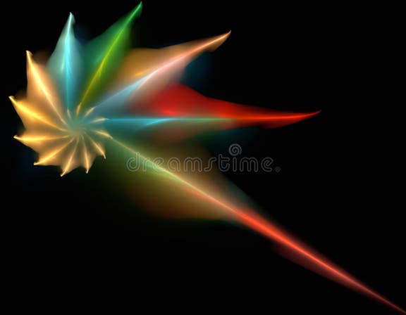 Rainbow shell stock illustration. Illustration of design - 5987846