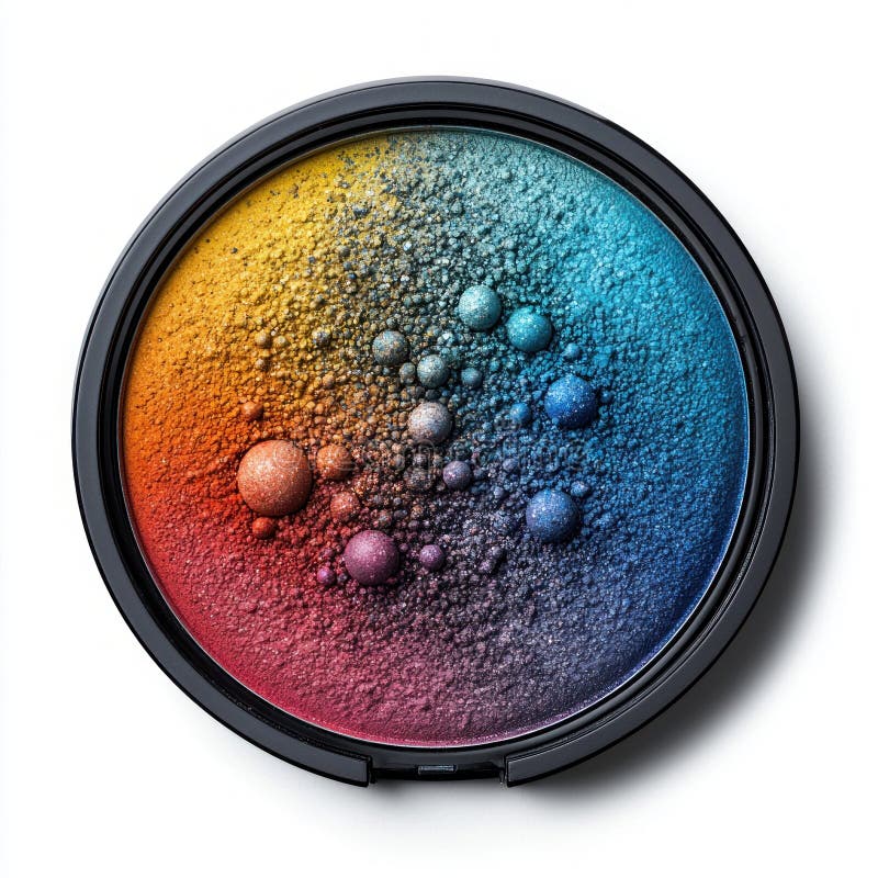 Rainbow Shimmer Palette stock photo. Image of vibrant - 367256370
