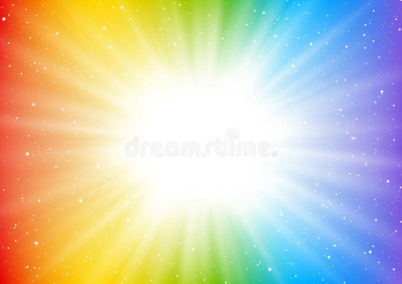 Rainbow Shiny Blurred Stripes Vector Background Stock Vector ...