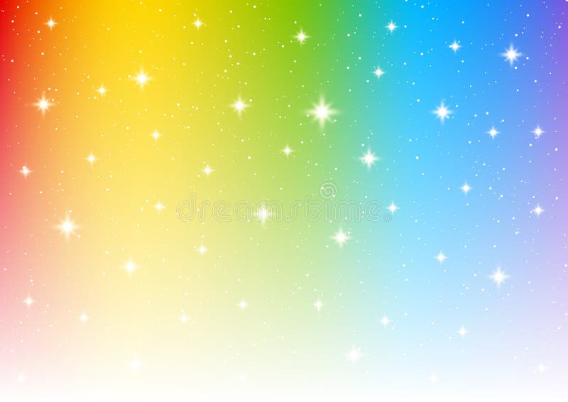 Rainbow Shiny Gradient Design Element on Transparent Background Stock ...