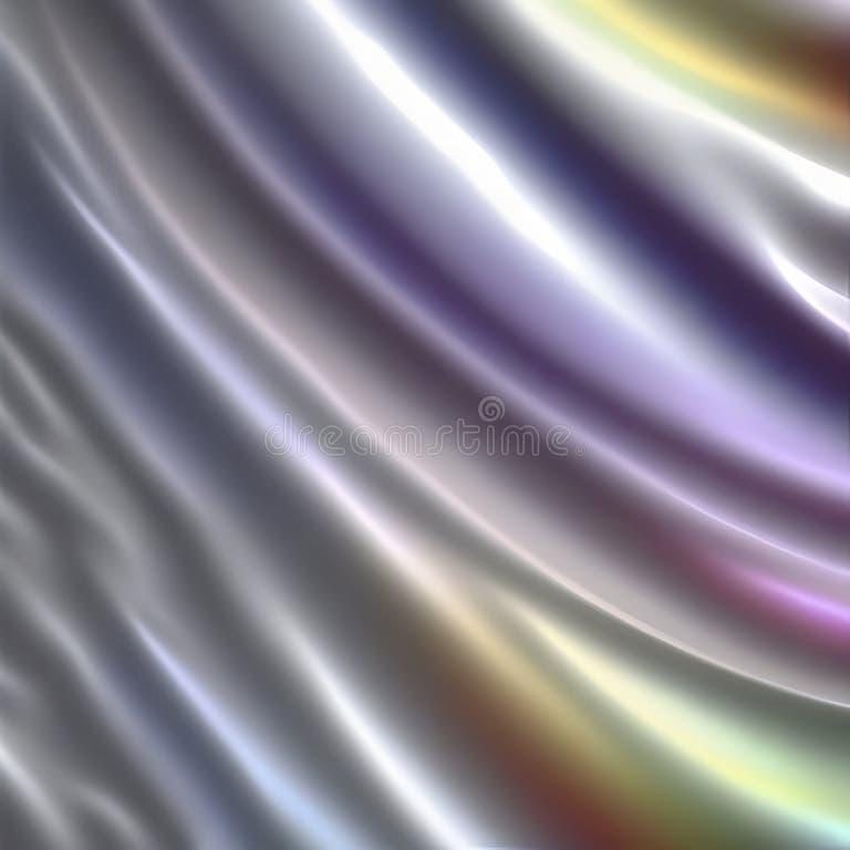 Rainbow and Silver Gradient with Smooth Color Transitions. AI-Generated ...