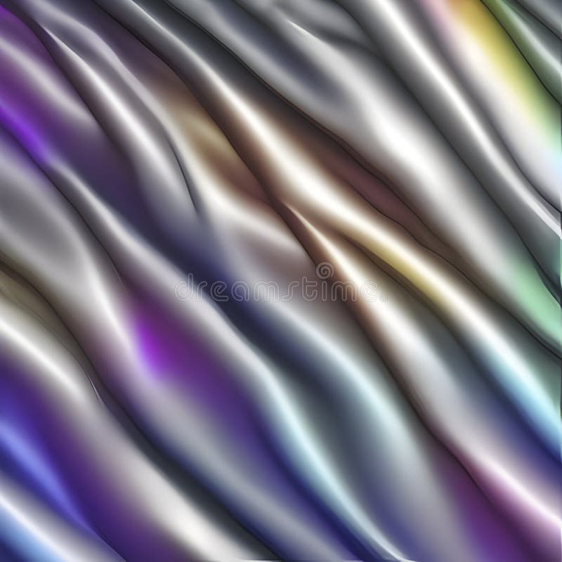 Rainbow and Silver Gradient with Smooth Color Transitions. AI-Generated ...