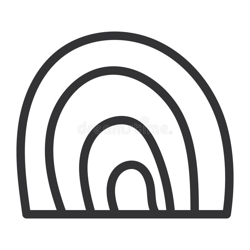 Rainbow Sketch Icon Hand Draw Vector Stock Vector - Illustration of ...