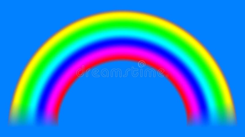 Rainbow with Alpha Channel - Simple Stock Video - Video of element ...