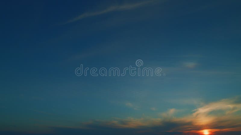 Rainbow Sky Clouds Sunset with Jet Streams Contrails. Burning Sky and ...