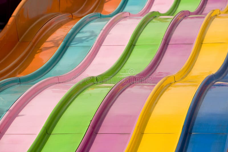 Rainbow Slide stock photo. Image of rainbow, uneven, parallel - 3396034