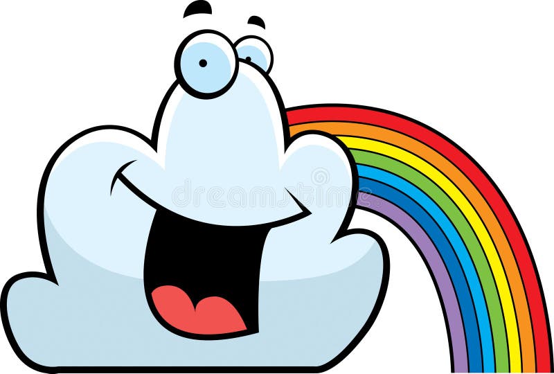 Rainbow Smiling stock vector. Illustration of happy, cartoon - 11792569