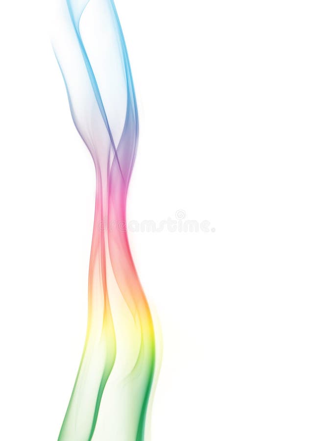 Rainbow Smoke Pillar stock photo. Image of smoke, shape - 8107830