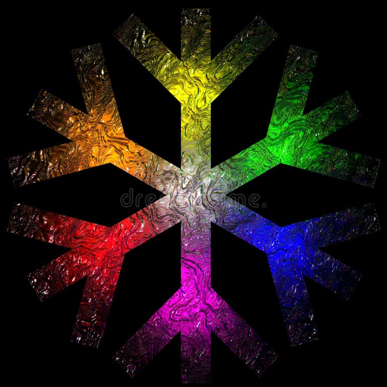Rainbow Snow stock illustration. Illustration of conceptual - 3635590