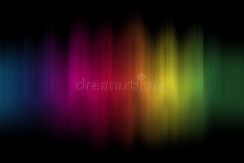 Rainbow sound wave stock illustration. Illustration of audio - 10804961