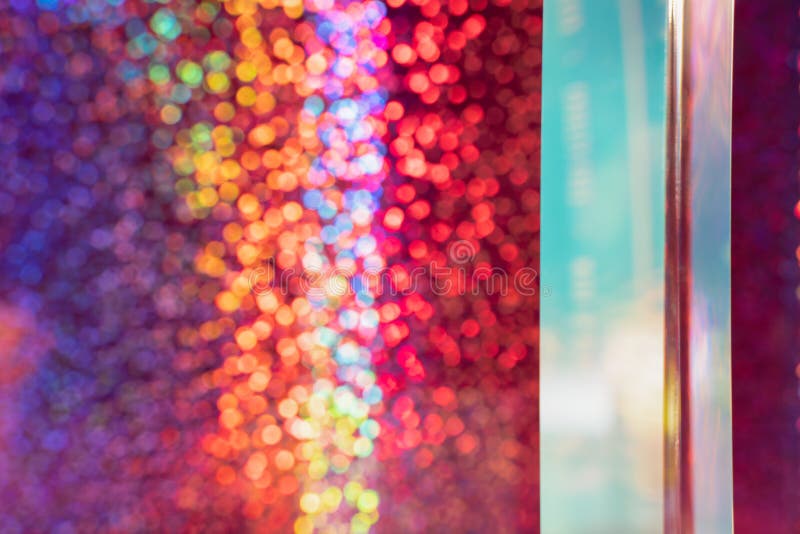 Rainbow Sparkle Background with Prism and Bokeh Stock Illustration ...