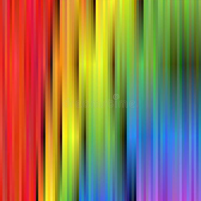 Rainbow Spectrum Background of Blurred Vertical Stripes. Abstract ...