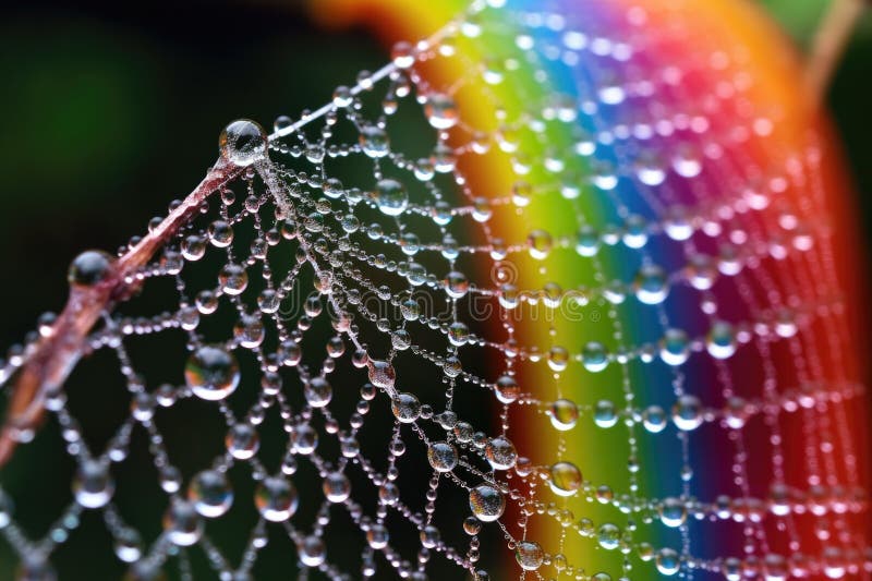 Rainbow Spider Web Stock Illustrations – 231 Rainbow Spider Web Stock ...