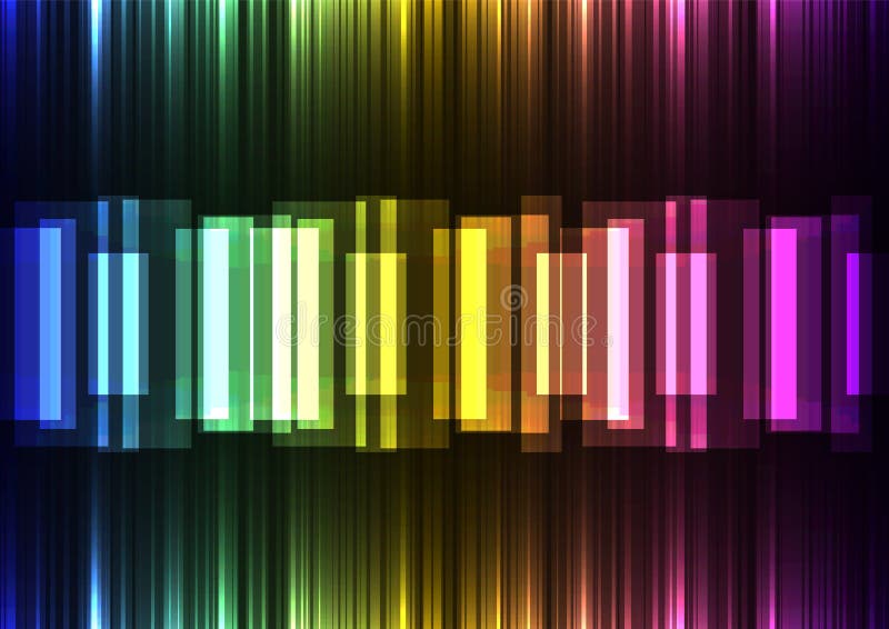 Rainbow Speed Light 2 stock illustration. Illustration of promise - 7383119