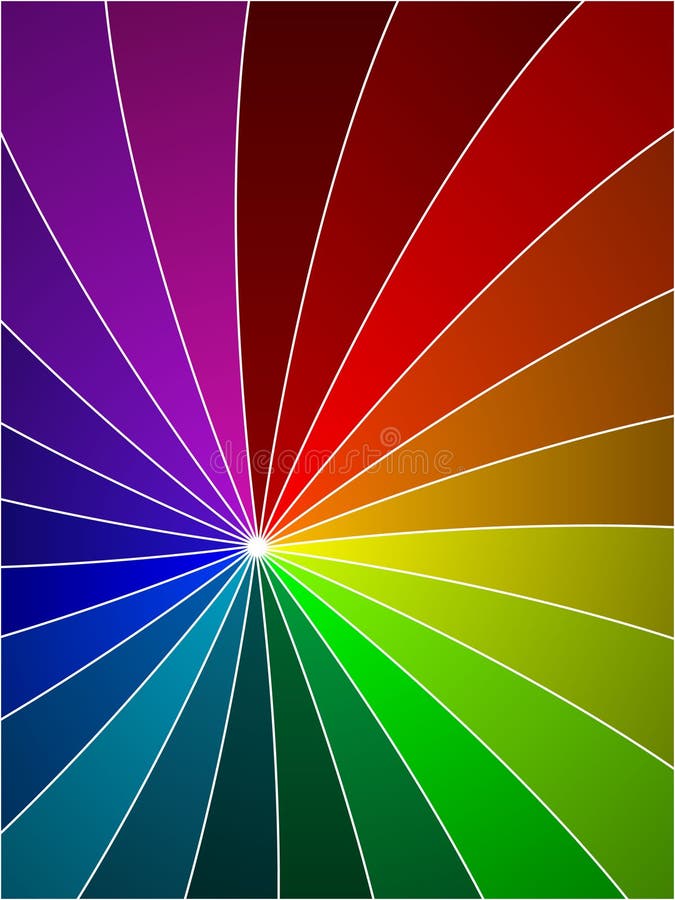 Rainbow Zoom stock illustration. Illustration of pleated - 20513687