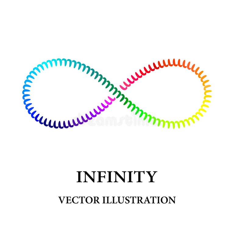 Thin Rainbow Infinity Stock Illustrations – 29 Thin Rainbow Infinity ...