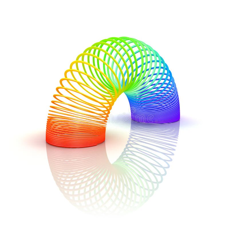 3d spiral, spring stock illustration. Illustration of shadow - 3160418