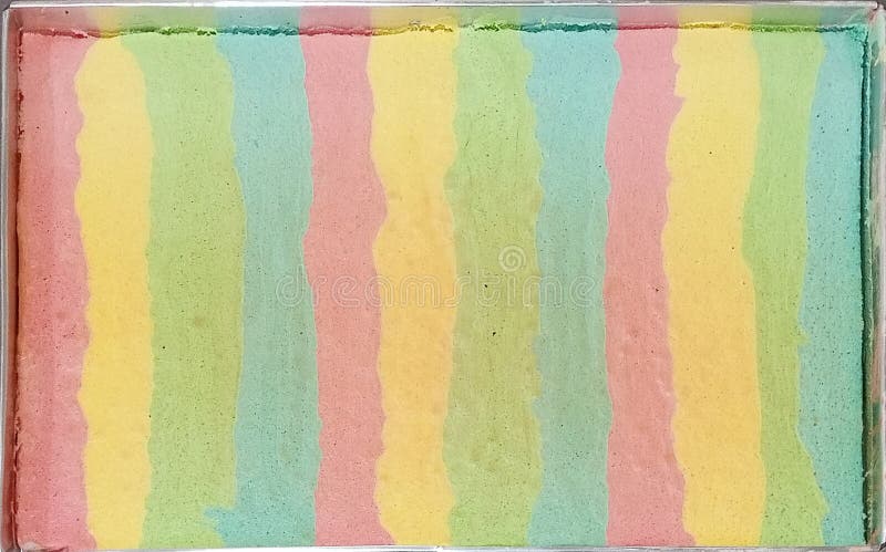 Rainbow Sponge Cake Colours Stock Photo - Image of cake, colours: 292864106