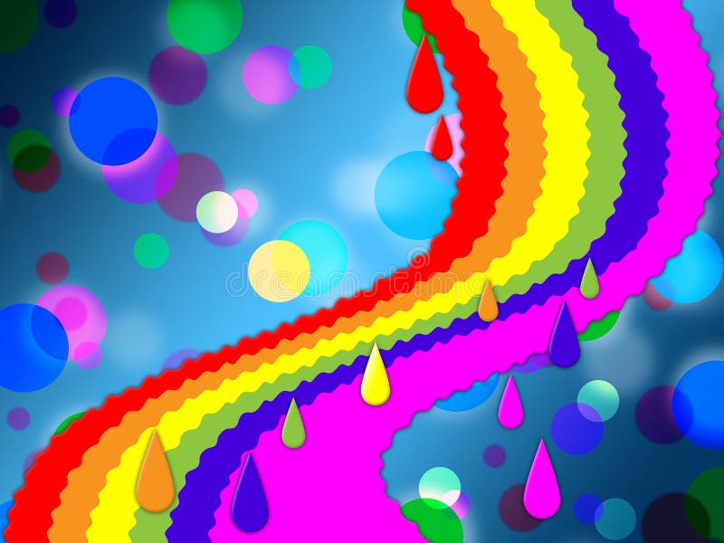 3d Rainbow Spots Stock Illustration Illustration Of Dots 4007094