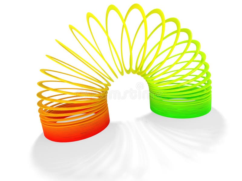 Rainbow spiral spring editorial photo. Illustration of rainbow - 14808971