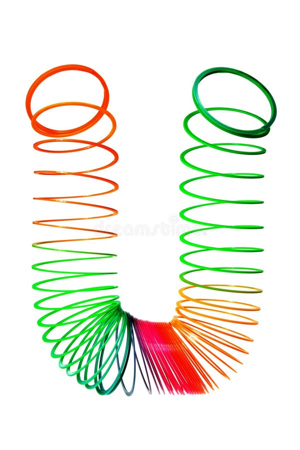 Rainbow Spring Toy editorial photography. Image of gadget - 22660467