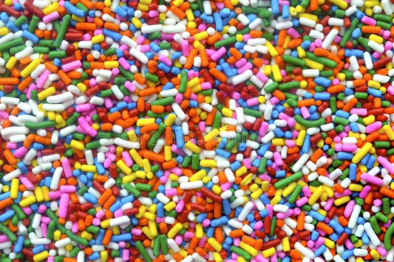 Rainbow Sprinkles Background