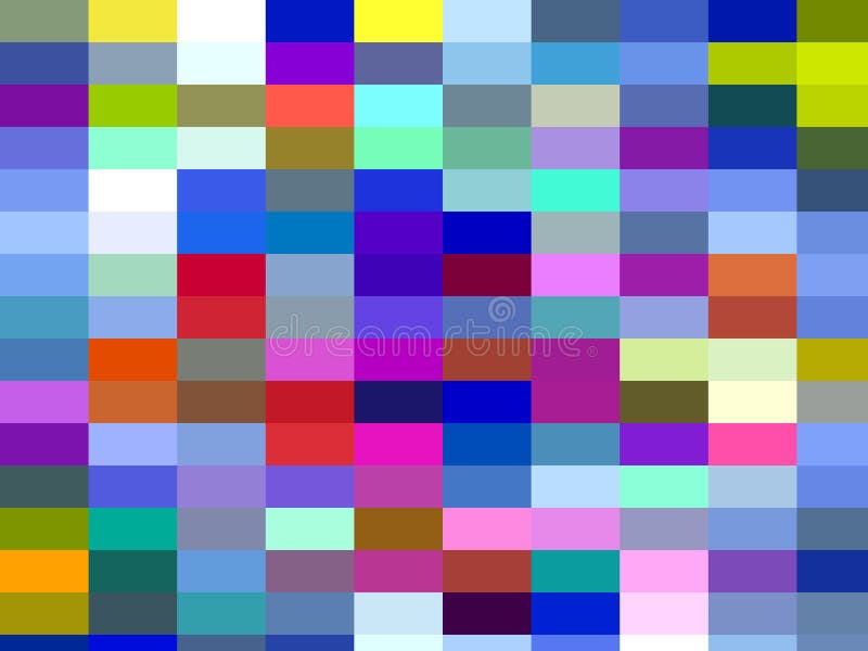 Rainbow Squares Pattern Bubbles Lines, Abstract Texture, Graphics Stock ...