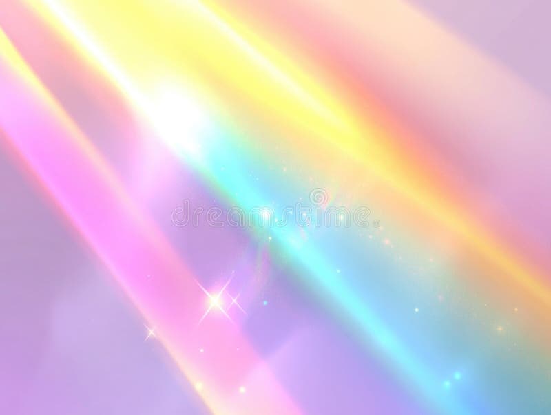 Rainbow starry night sky stock illustration. Illustration of design ...