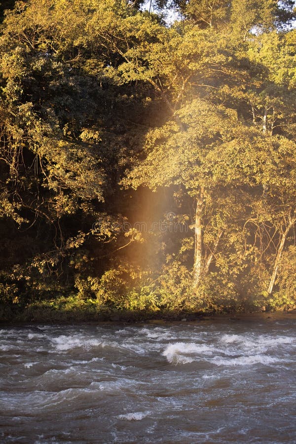 Rainbow Start Coming Out of a River Stock Photo - Image of rainbow ...