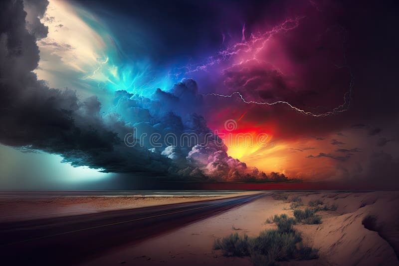 Colorful Storm Landscape After The Storm Print • Melissa McKinnon