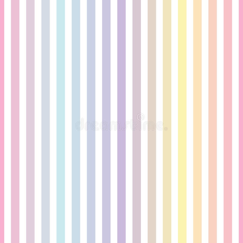 Rainbow Stripe Pattern, Colorful Vertical Lines Seamless Vector Repeat ...