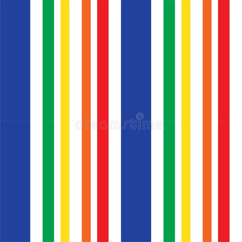 Rainbow Stripe Seamless Pattern Background in Vertical Style Stock ...