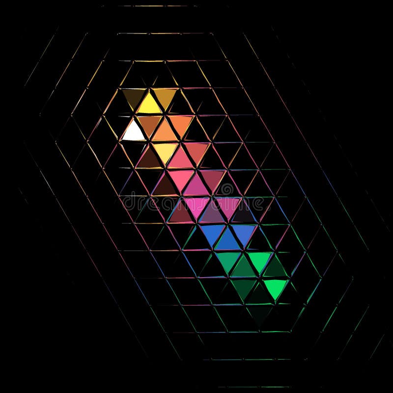 Stripe Triangle Object Geometric Grid Fence Fabric Print Texture ...