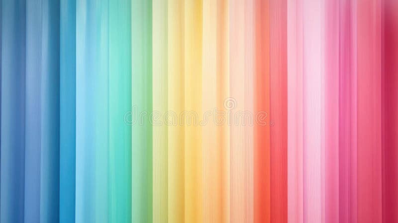 Rainbow Stripes, a Colorful Vertical Abstract Art Design Stock ...
